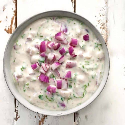 Onion Raita Recipe (Pyaz ka Raita) | Indian Ambrosia